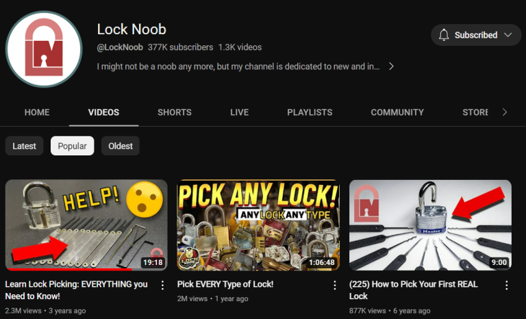 Lock Noob: More Than Just a Noob - LockJudge